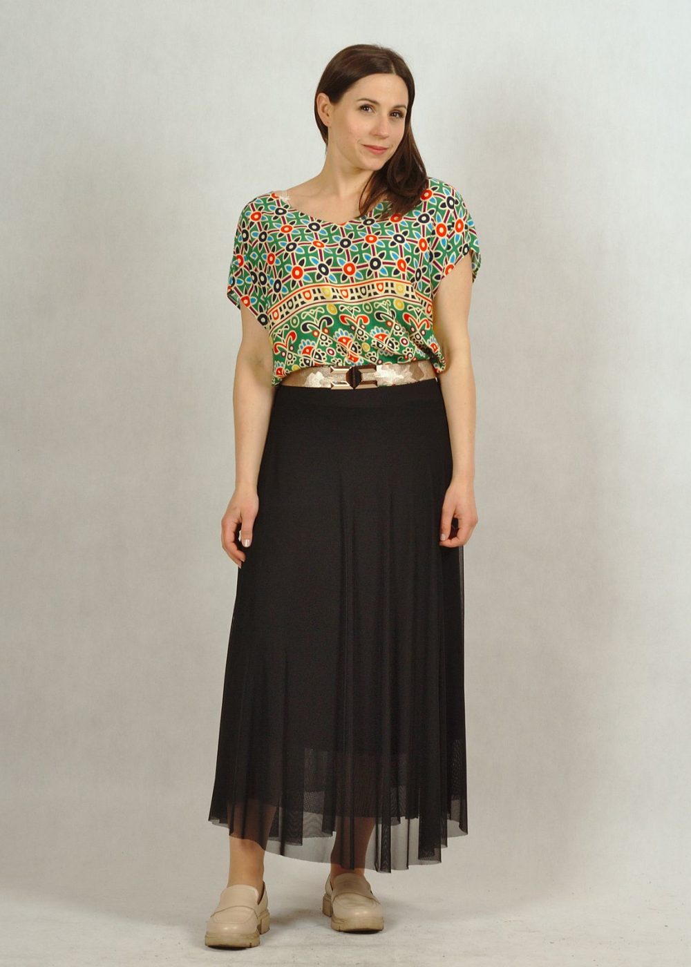 Czarna spódnica premium Damana plus size